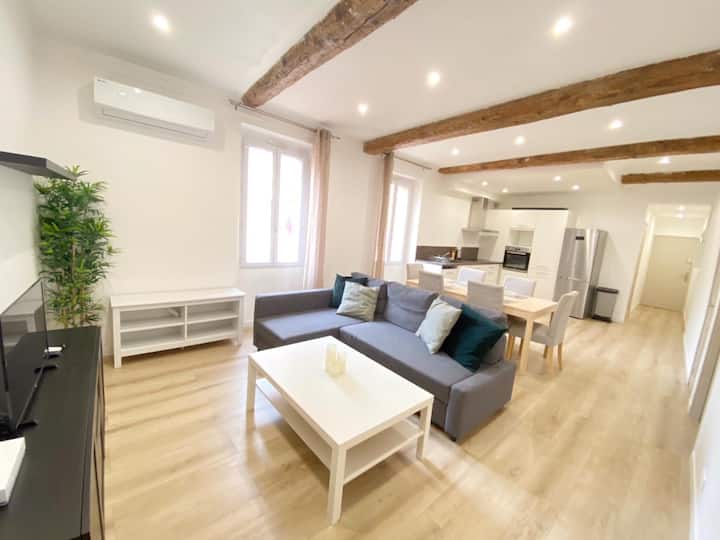 2 Chambres 2 Salles De Bains - 3mn Des Plages - Antibes