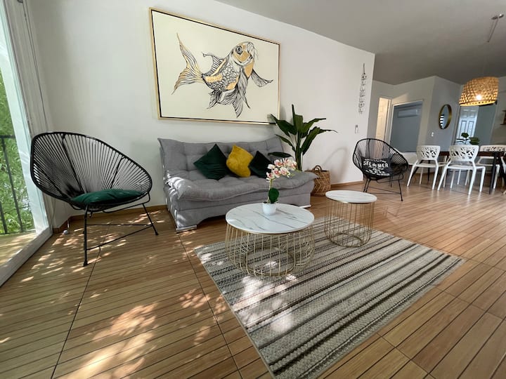 Hermoso Departamento Nuevo A 5 Minutos De La Playa - Manzanillo
