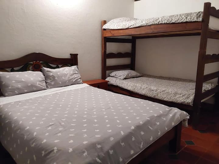 Habitación Familiar Para 4 Personas. - Villa de Leyva