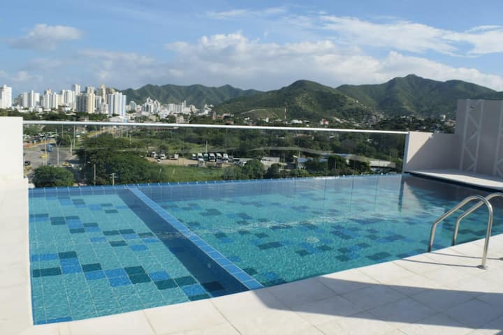 3 Playas 5 Min /Piscina/ Paga 1 Entra 6/cocina/par - コロンビー サンタ・マルタ