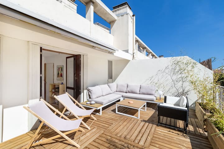 Superbe Appartement, Grande Terrasse (45 M²), Bbq - Marsella