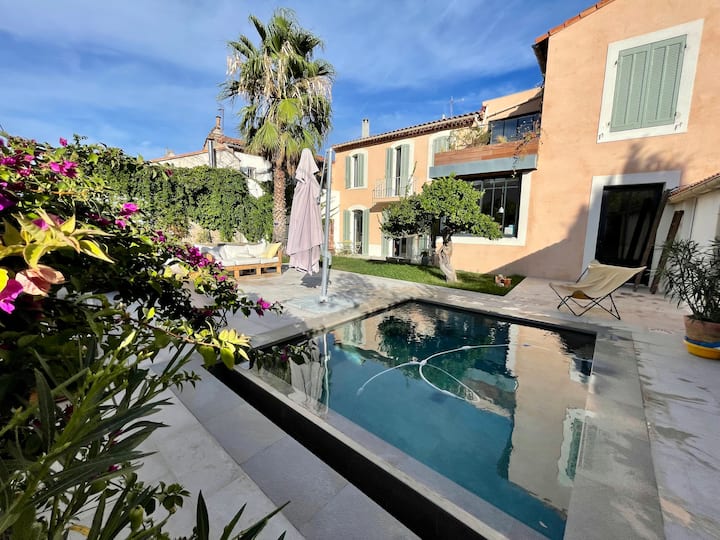 Bastide à Vauban, Piscine, Clim, Parking Et Vue - Calanques de Marseille