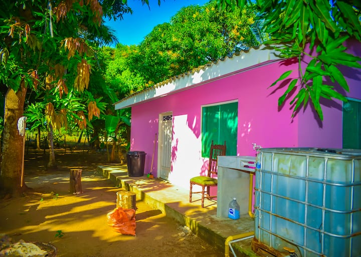 Maravillosa Casa Rosa, Campestre Y Natural. - San Bernardo del Viento