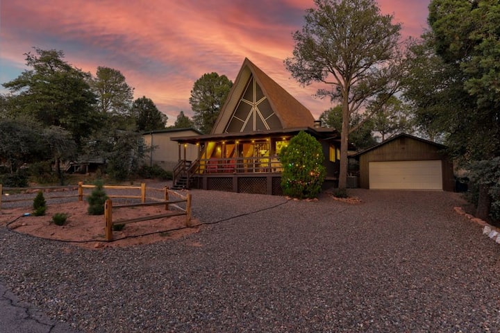 Cute And Rustic A-frame Cabin - Payson, AZ