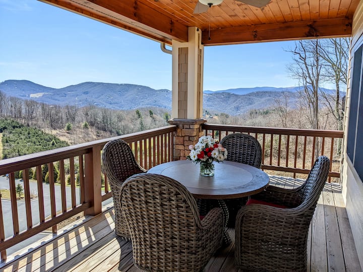 3/3 Condo With Sunrise & Sunset Mountain Views - Banner Elk, NC