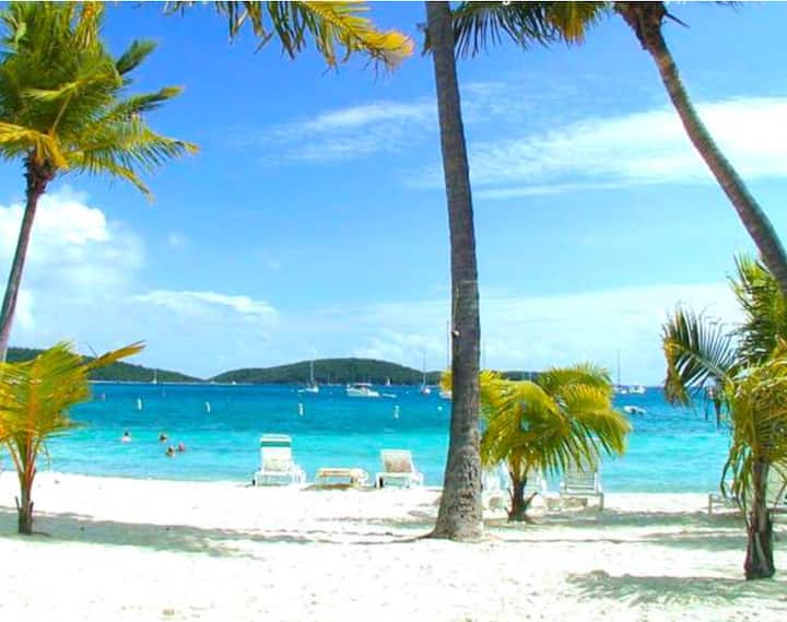 *Beachfront Ely-sian Resort* Studio Parlor Suite! - Cruz Bay