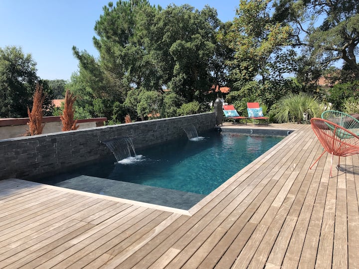 Magnifique Villa 8 Pers Avec Piscine - Biarritz