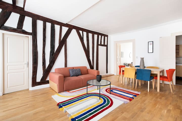 Spacieux Appartement Marais- 2 Chambres-6 P-100m2 - Paris