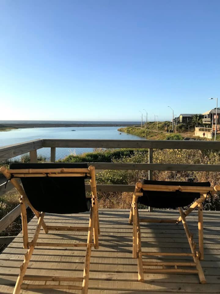 Cabaña Con Vista Al Rio Y Mar Sector Mariscadero - Pelluhue