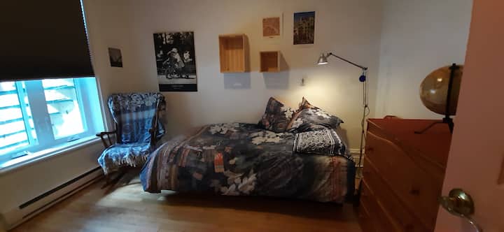 Confortable Chambre Dans Grand Appartement Plateau - Montreal