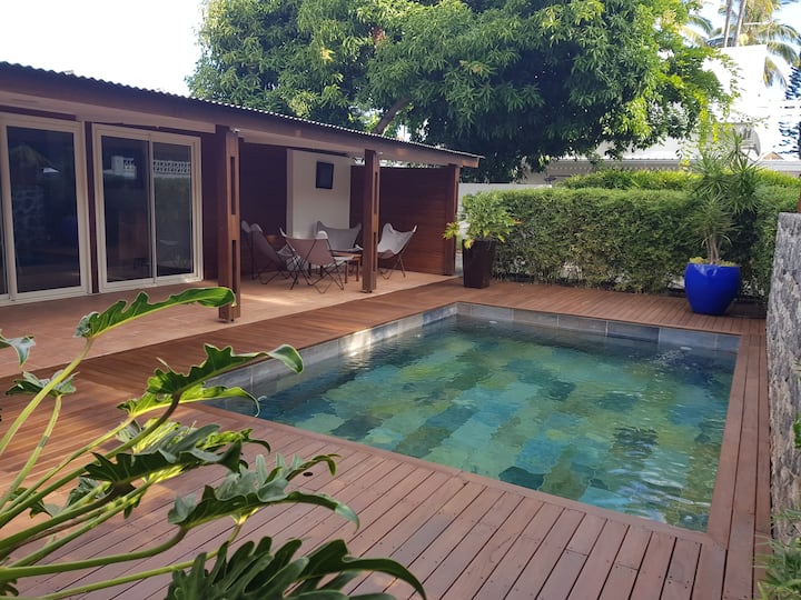 Villa Avec Piscine Et Accés Directe Plage - La Réunion