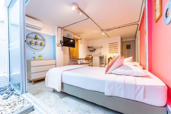 Studio· Provenza · Patio · A/c · Central & Safe - Medellín