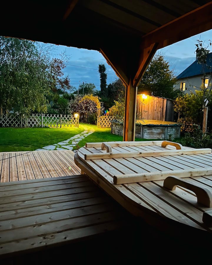 Côté Jardin, Cottage Bainnordique, Bobital/dinan - Bretagne