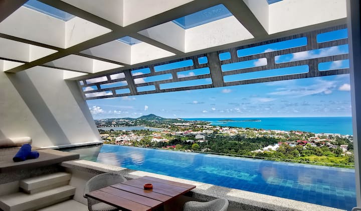 Chaweng Luxury Pool Villa With Amazing Sea View - Ko Samui