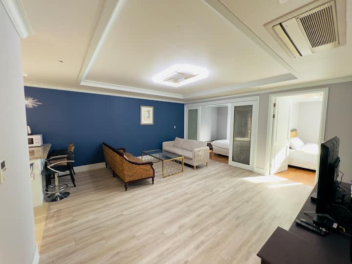 19[센텀빅토리아]코너스위트투룸(4인)#벡스코앞#무료주차#외국인환영#리모07 - Busan