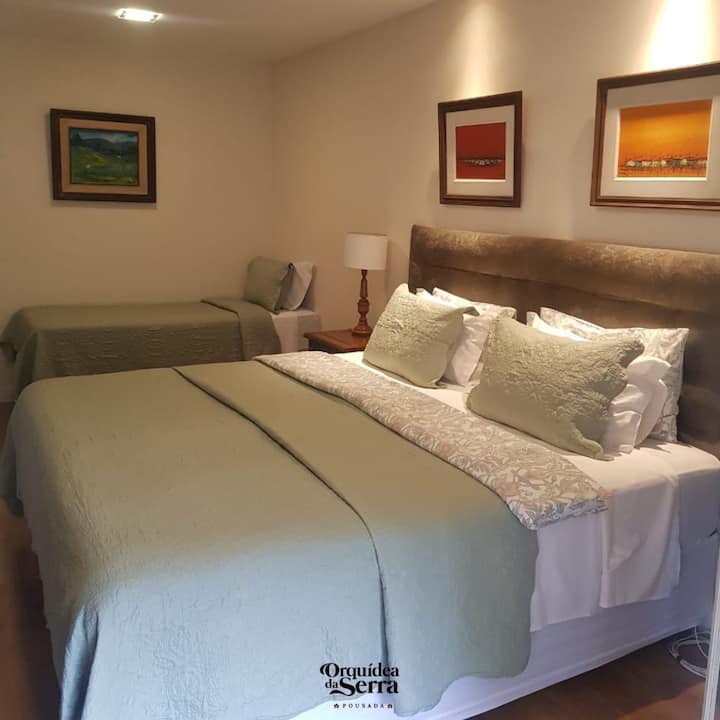 Pousada Orquídea Da Serra Quarto Superior Triplo - Petrópolis