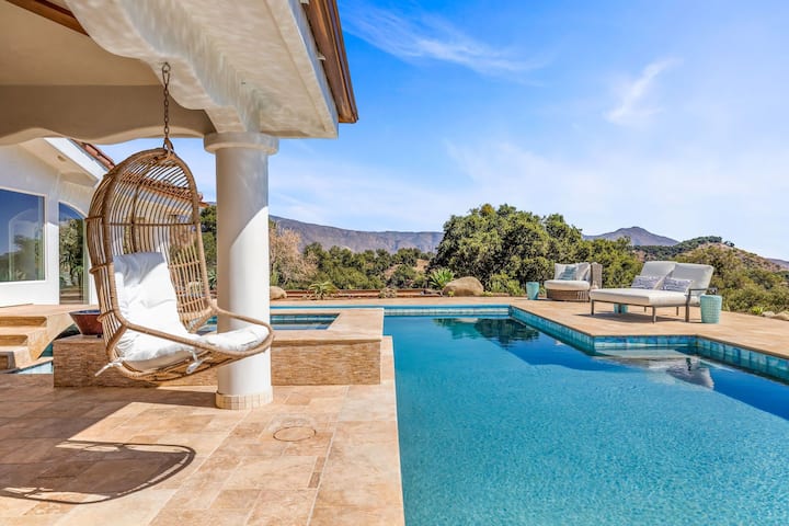 Breathtaking  Retreat W/ Pool Spa & Yoga Studio - Ojai, CA