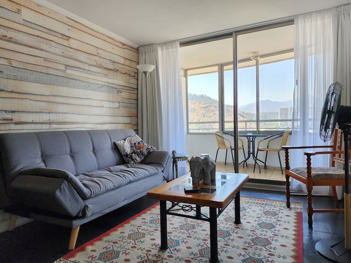 Lindo Y Cómodo Departamento Con Vista Panorámica - Providencia, Chile
