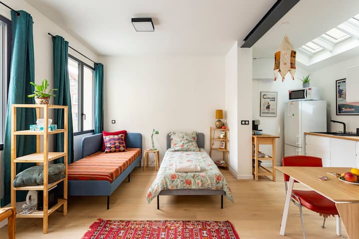 Studio Lumineux Dans Maison Rénovée Des Années 20 - Porte d'Orléans
