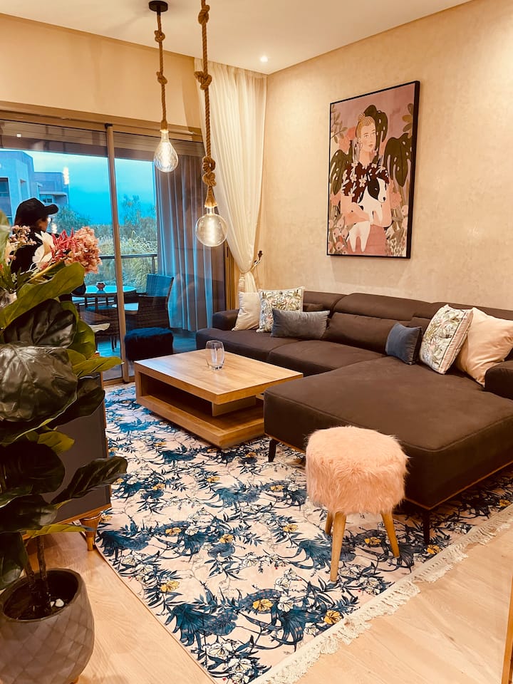 Beautifully Decorated Apartment In Prestigia - Marrakech