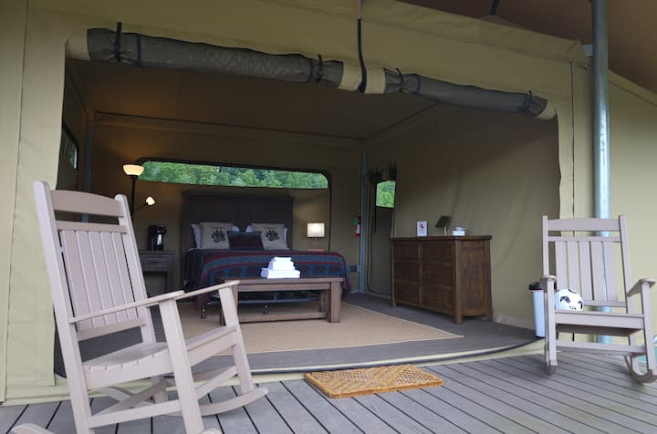 Memorable Glamping Tent - Hilltop, WV