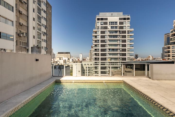 Palermo: Balcony +Parking+ Barbeque+ Swimming Pool - Buenos Aires