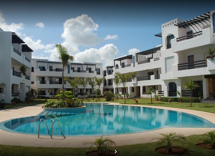 Beach Apartment With Pool - Skhirat Beach - Skhirat