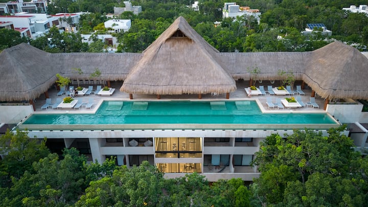 Tulum-amazing 2br Apartment/rooftop/pool/gym/sauna - Tulum