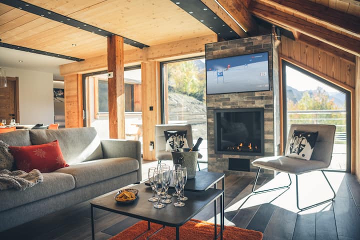 Appartement En Chalet Spacieux Et Contemporain - Serre Chevalier