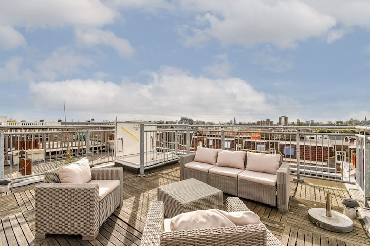 Lovely 1-bedroom With A Rooftop Terrace - Ámsterdam