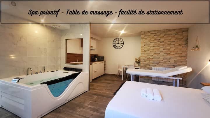 Le Temps D'une Pause, Jacuzzi Et Table De Massage - Condrieu