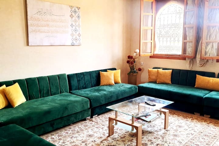 Grand Appartement Ensoleillé 4 Façades 2 Salons - Marrakesh