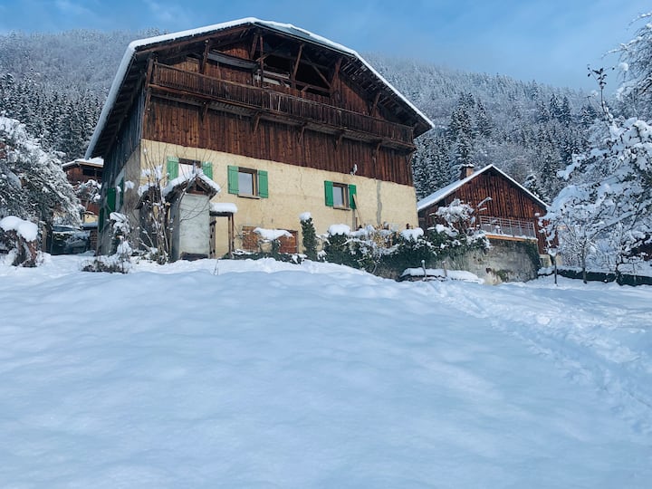 Authentique Ferme Restaurée à 6 Min Des Pistes. - Praz De Lys Sommand