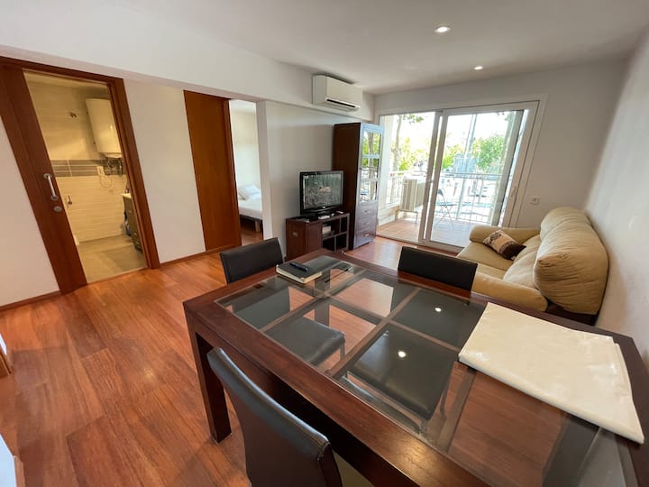 Apartamento De Playa Con Parqué, Aire Ac Y Parking - Platja d'Aro
