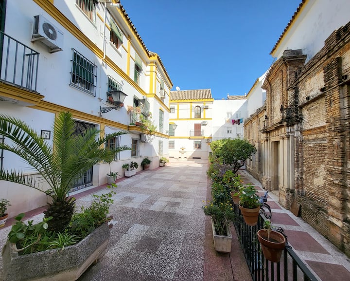 Patio Arrayan, 3 Bedrooms, Garage, Wifi, Downtown. - Sevilla, España