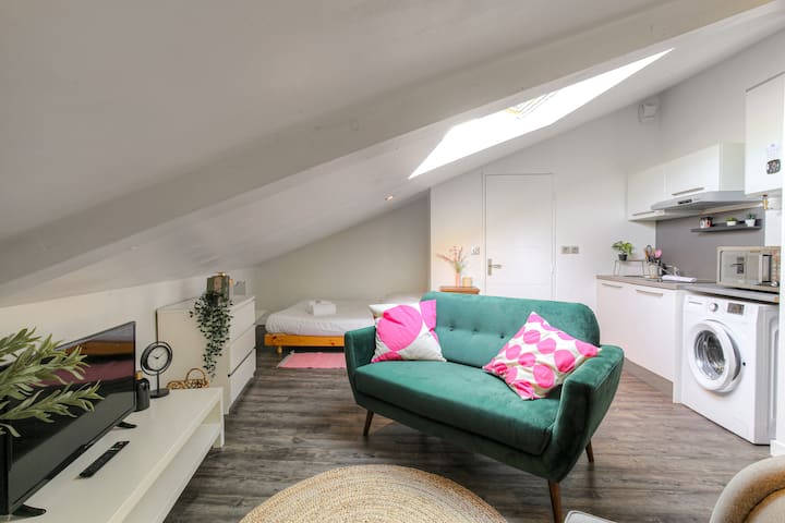Charmant Studio Sous Pentes, Proche Part-dieu - Villeurbanne