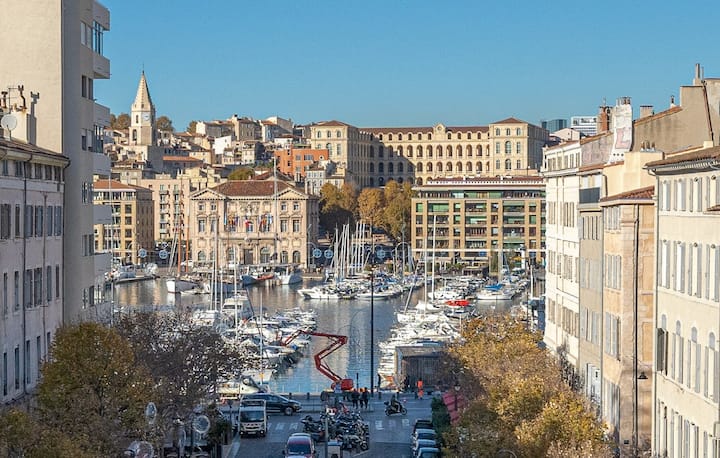 Vue Sur Le Port Grand  Logement  Entier 2 Chambres - Marseille