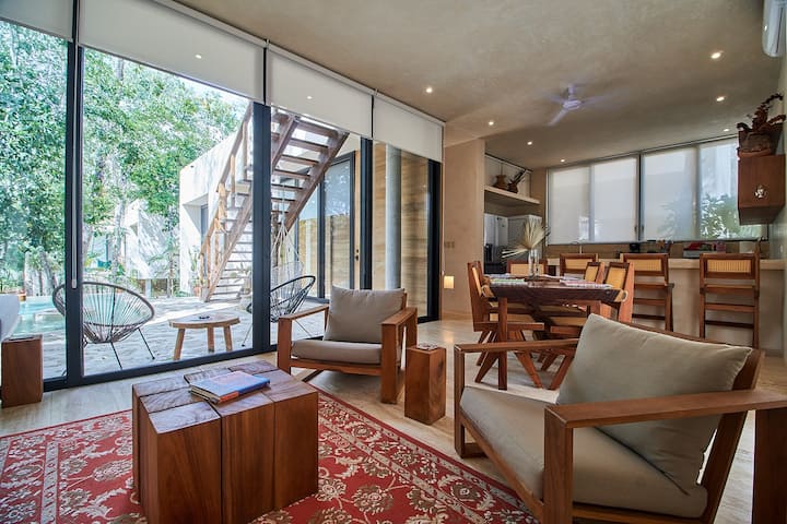 Casa Carmelita De Abajo (Private Pool, 2br, 2ba) - Tulum