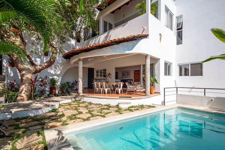 Tranquil Private Pool 4br/5b Villa Sleeps 8 - Sayulita