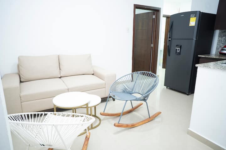 Apartamento De 2 Habitaciones En Bocagrande - Cartagena