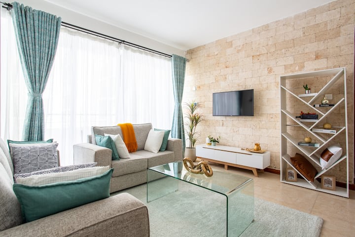 Kilimani 1br Ensuite |Parking, Gym, Wi-fi, Kingbed - Kenya