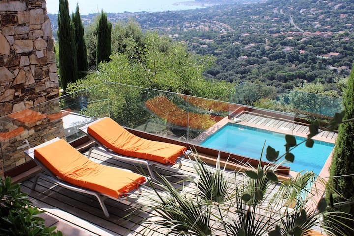 Maison 3 Chambres, Piscine, Vue Mer Panoramique. - Cavalaire-sur-Mer
