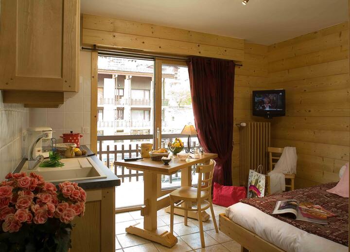 Studio 2pers Sauna, Jacuzzi Gratuit - Le Grand-Bornand