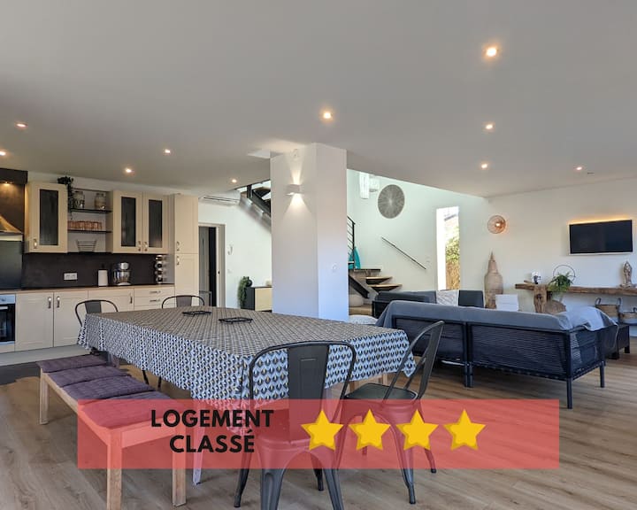 Maison 4* Spacieuse Et Chaleureuse, Tout Confort. - Saint-Médard-en-Jalles