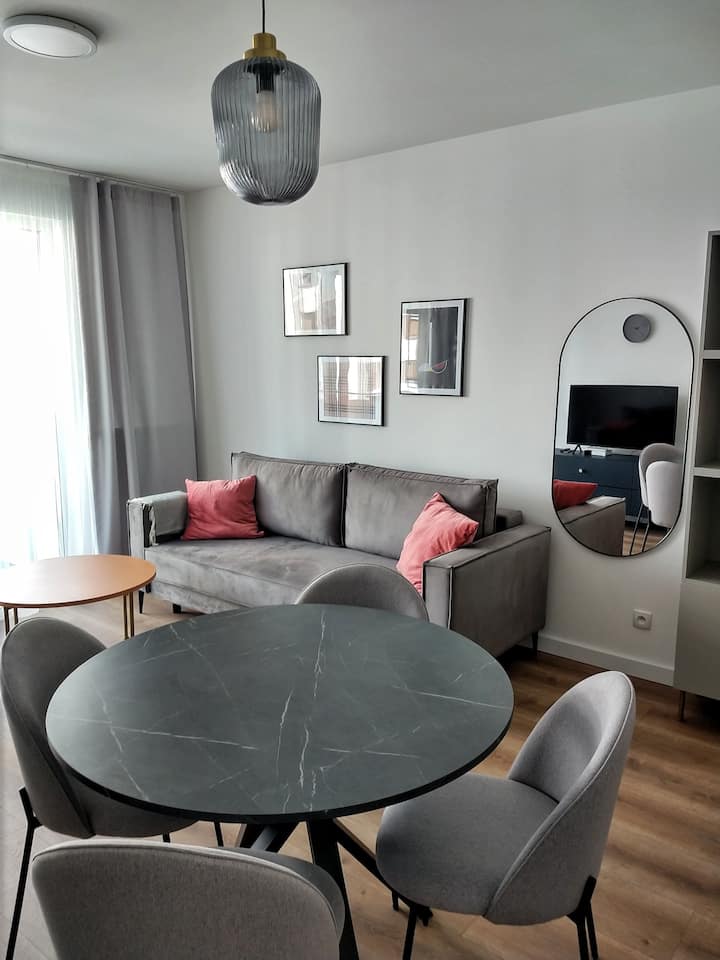 Nowoczesny I Funkcjonalny Apartament Blisko Lasu - Katowice