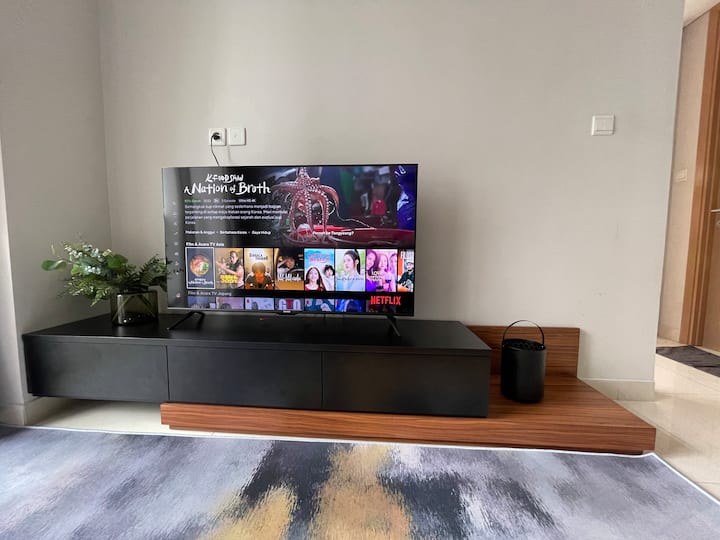 D35 Modern 2br Suite Fits 6 Netflix 50” Tv 50mbps - Jakarta