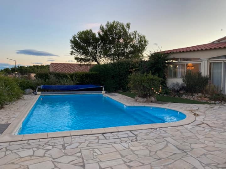 Grande Villa Avec Piscine Et Beau Jardin. - Leucate