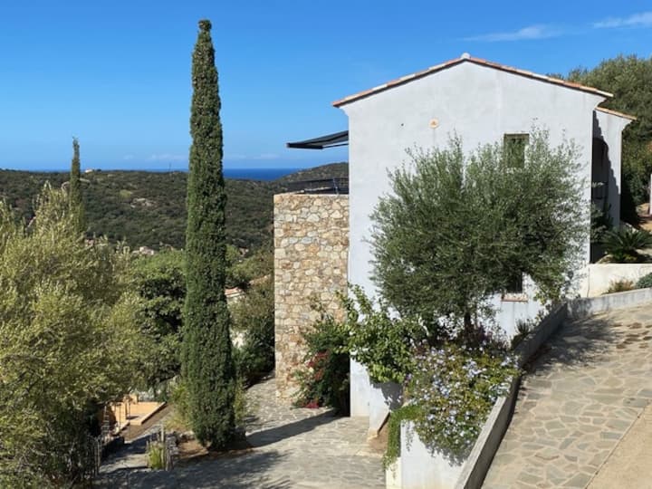 Charmante Villa, Vue Mer Et Montagnes - Algajola