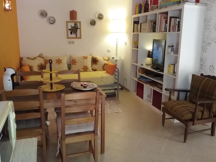 Manta Rota Plage Studio  éQuipé ,Térrace Et Jardin - Monte Gordo