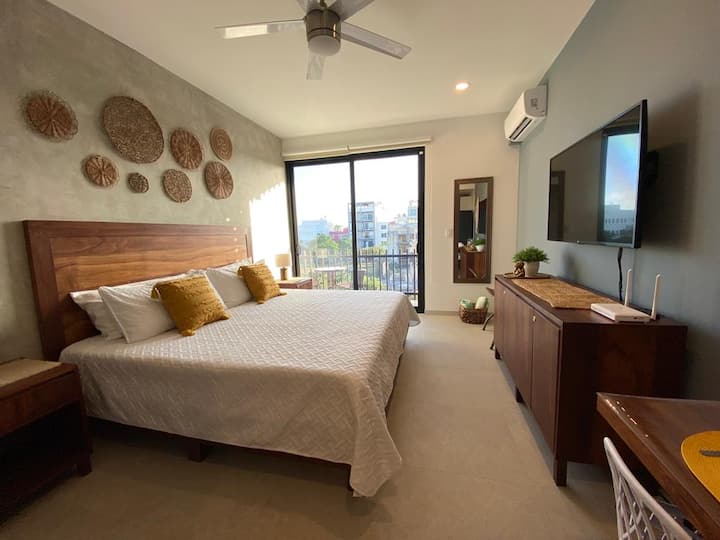 Studio W Rooftop Pool Near Beach & 5th Ave - Playa del Carmen